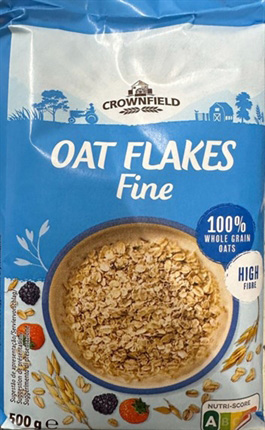CROWNFIELD (LIDL) OAT FLAKES FINE: análise e opinião | DECO PROteste