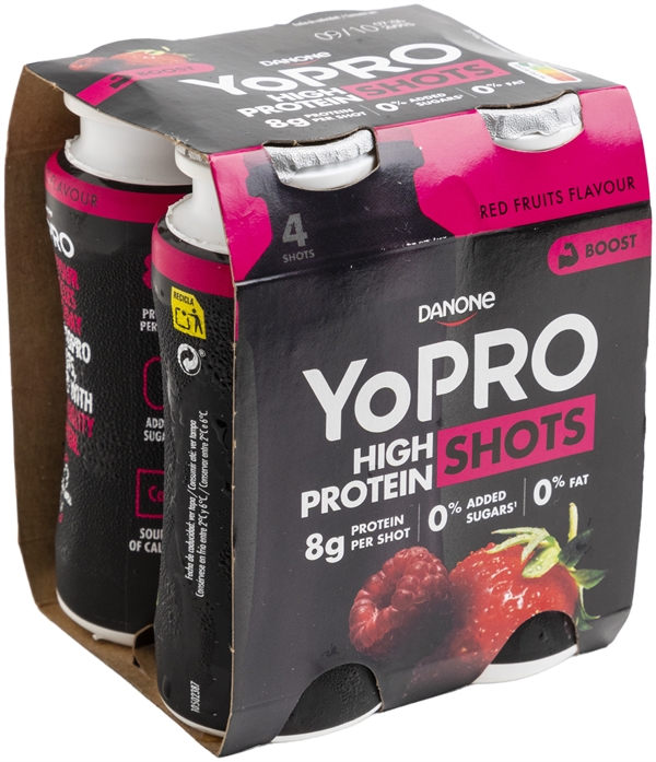 YOPRO SHOTS HIGH PROTEIN 0% 0% MORANGO E FRAMBOESA: análise e opinião ...